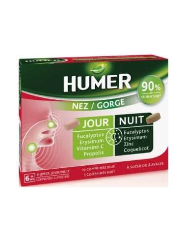 Humer Tag/Nacht – Natürliches Heilmittel für Nase und Rachen mit Zink ...