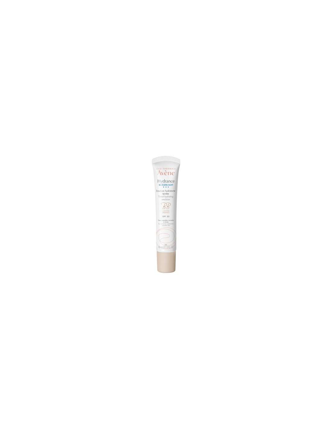 Avene Hydrance BB-Light 自然な健康的な輝き効果を備えたティント保湿エマルジョン 40ml